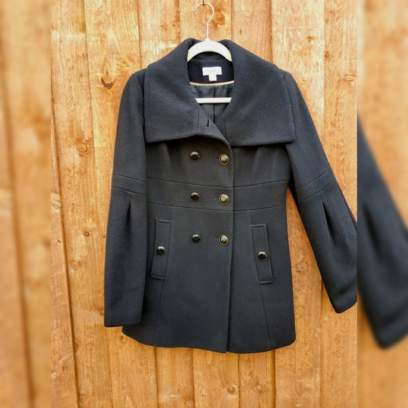 LOFT | Jackets & Coats | Loft Black Coat | Poshmark